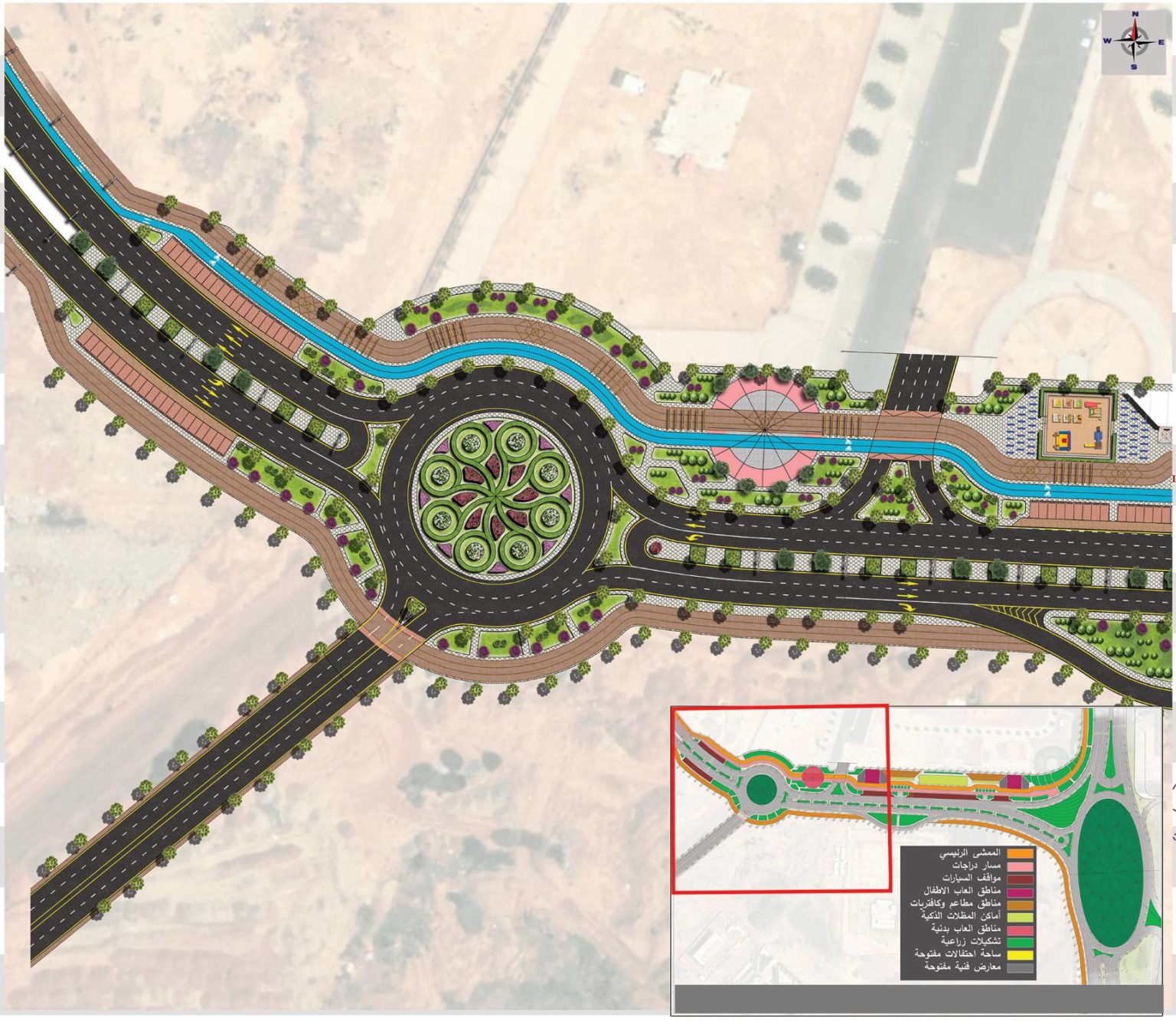 Design of Roads and Interchanges Tying the Civil city with the main ...