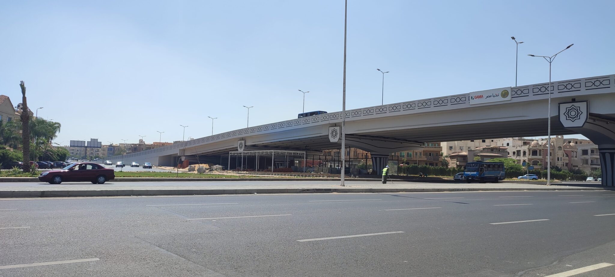 Mostafa Kamel Bridge at the Intersection of Sadat Axis with Mostafa ...